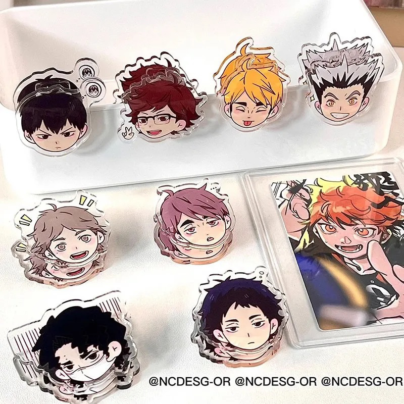 Haikyu acrylic Clip Volleyball King Paper Clip anime Photo Clip ...