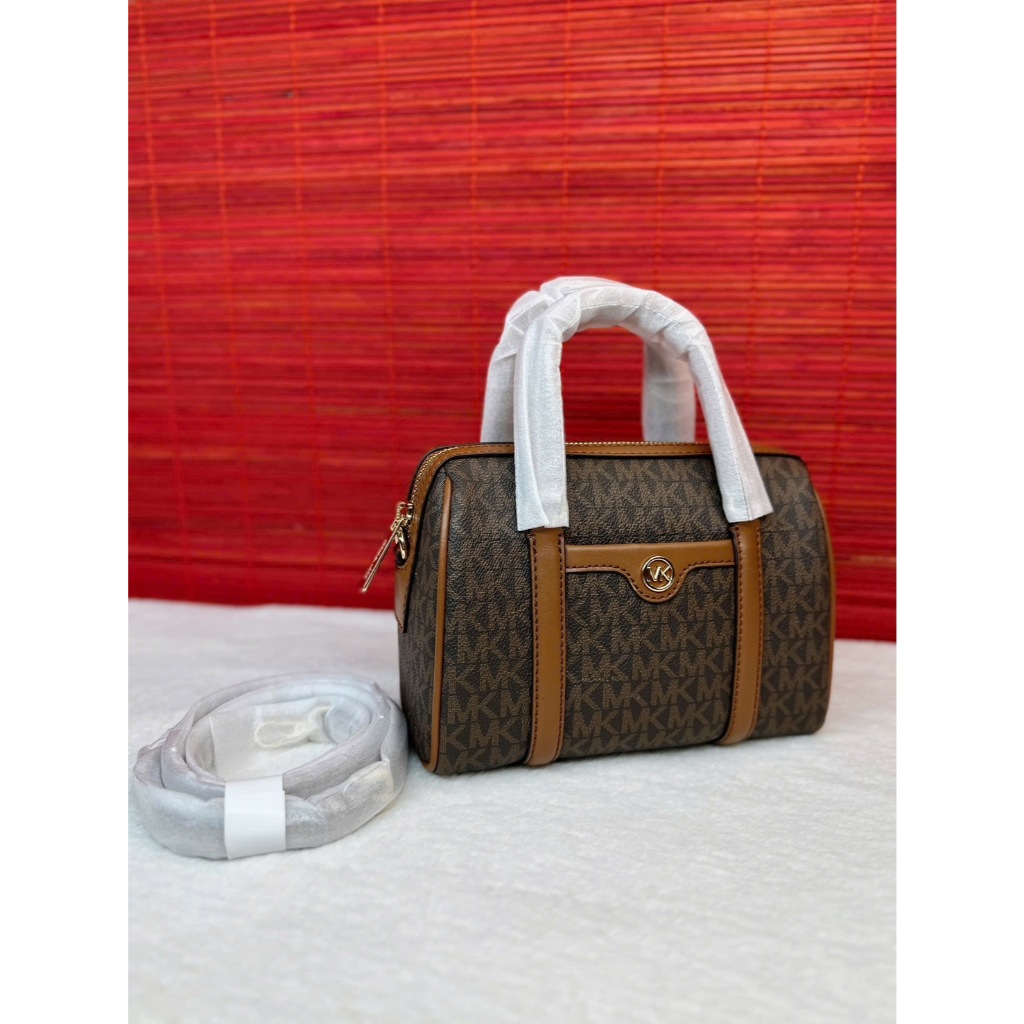 Genuine Clear Bag Michael Kors MK Travel Small Logo Mini Duffle ...