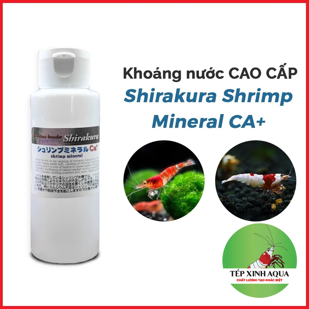 Shirakura Shrimp Mineral CA+ Premium Mineral Water for Ornamental ...