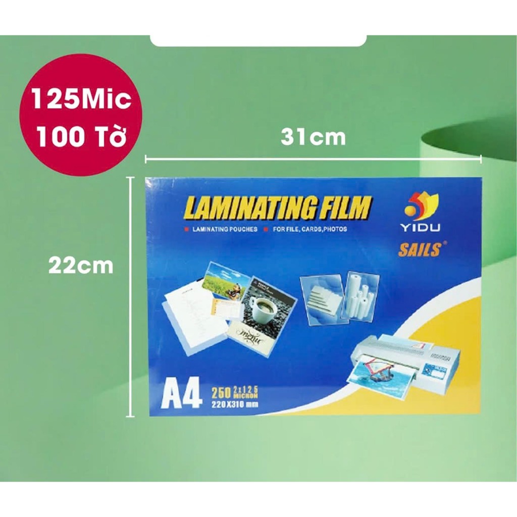 [GENUINE Yidu PRODUCTS] 1 box = 100 sheets of A4 Plastic Laminating ...