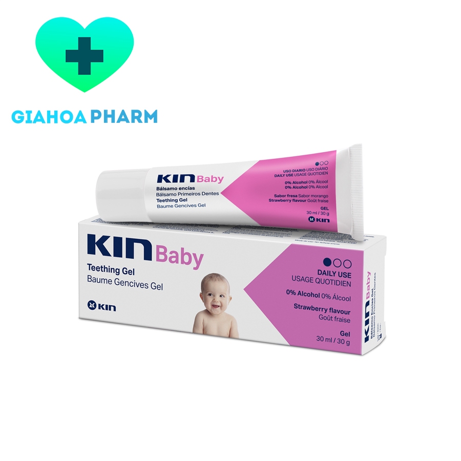 Kin Baby gum Gel helps relieve pain, itching, gingivitis, ulcers ...