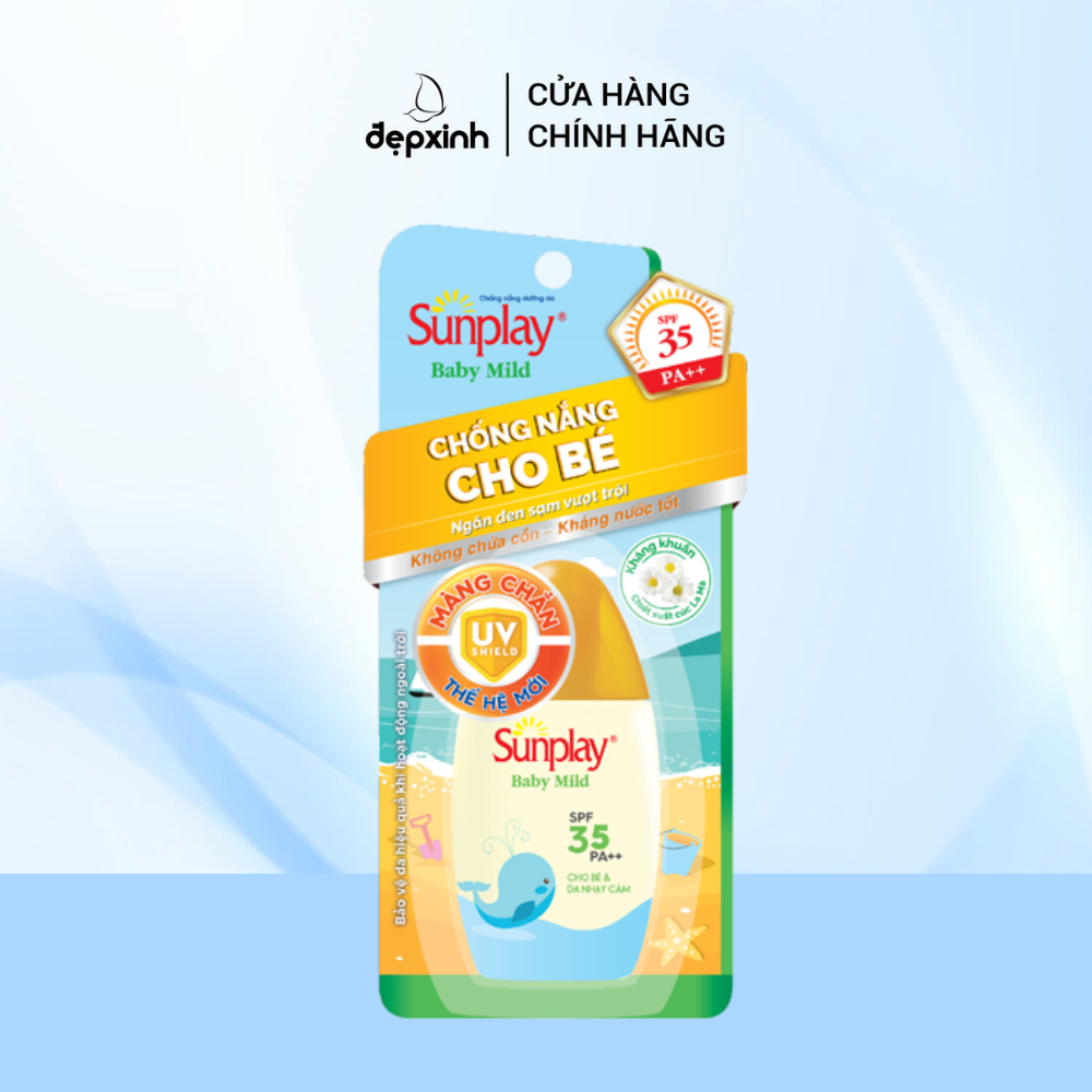 Sunscreen milk for babies from 6 months old and sensitive skin Sunplay ...
