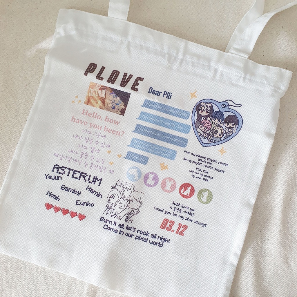 Plave virtual idol canvas tote bag - Penguin House product (all photos ...
