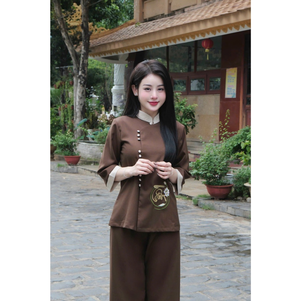 Miss Rabbit Dharma Dress - Japanese temple outfit embroidered with the ...