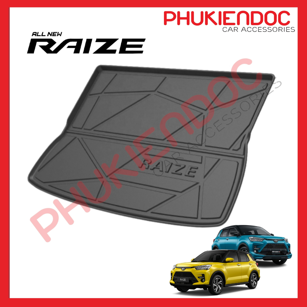 Imported Toyota Raize 2021 - 2024 trunk lining (no folding edges ...