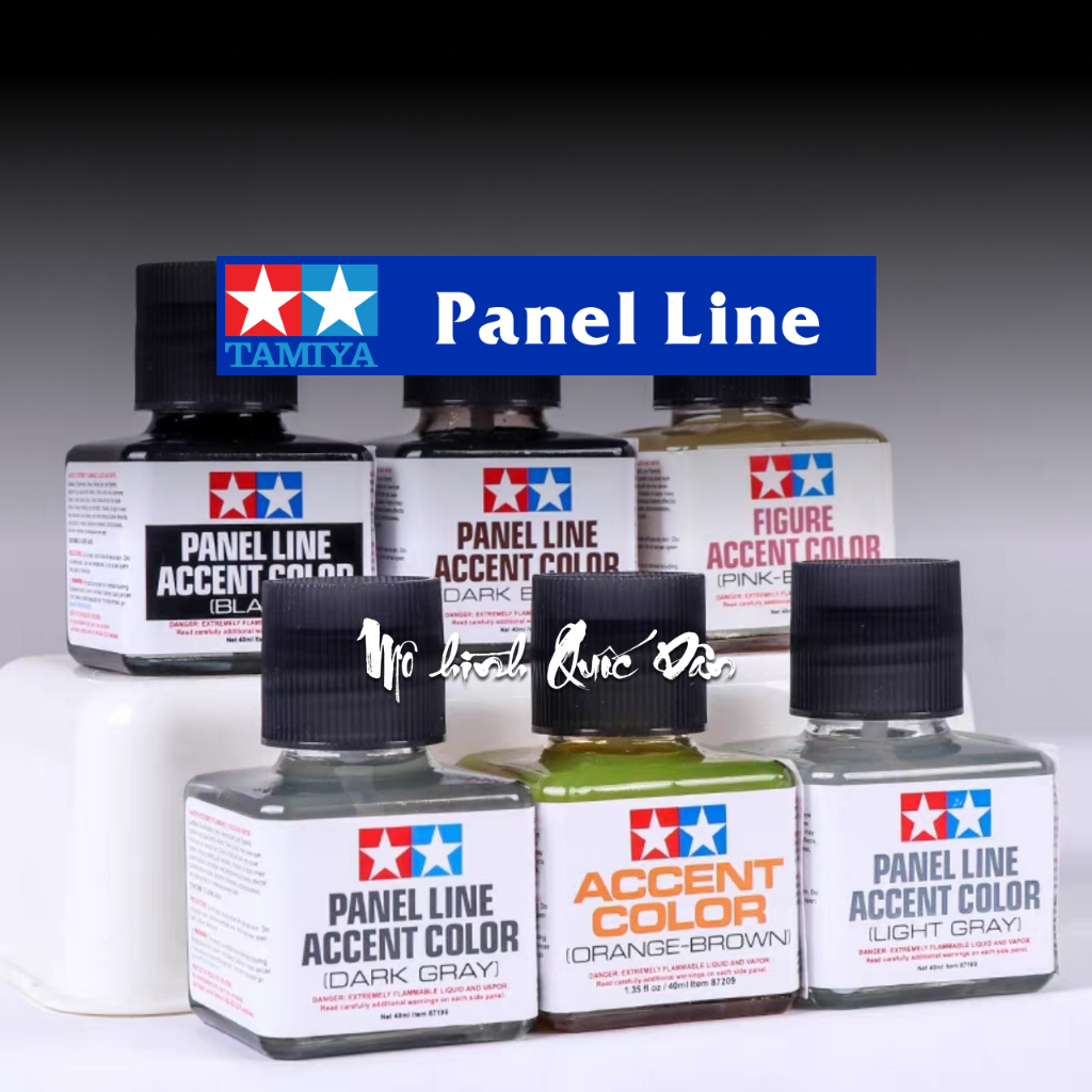 Panel Line Accent Color Model Submersible Line Solution | Tamiya ...