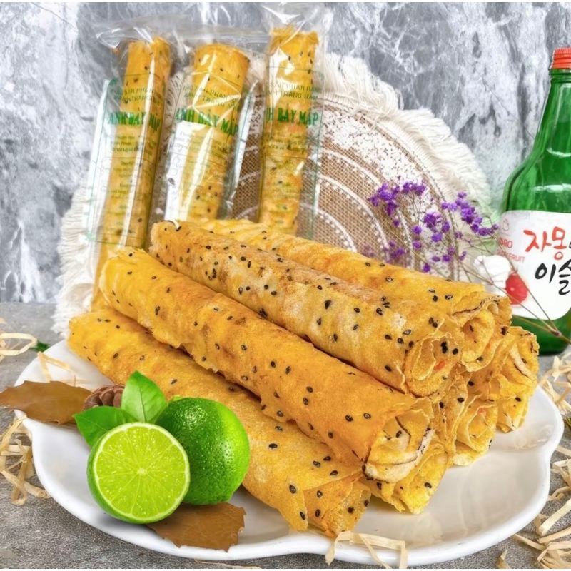 Grilled Rice Paper Rolled with Fish Sauce from Anh Bay Map, Anh Bay Map ...