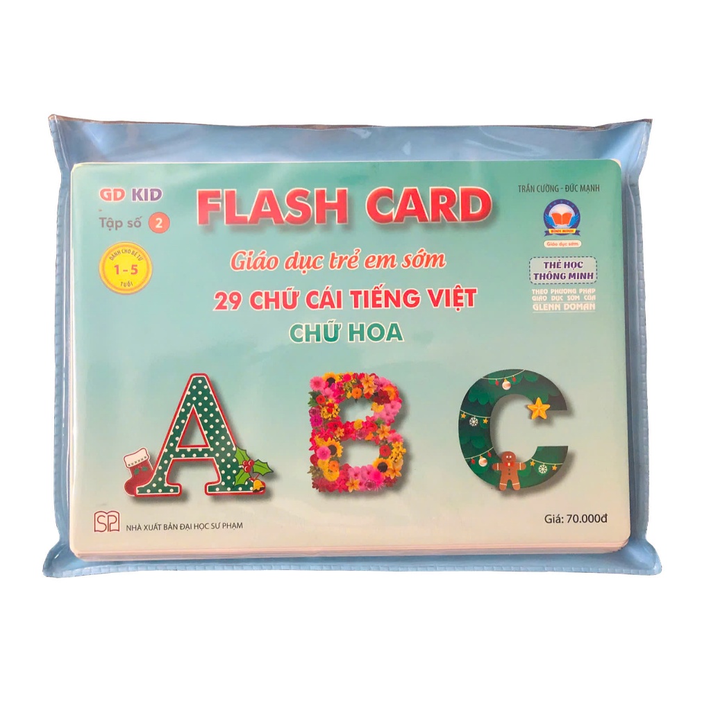 Flashcard - Set of 36 cards (29 Vietnamese letters) - CAPITAL letters ...