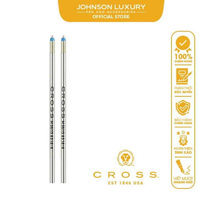 Mini Cross Medium Nib Dry Ballpoint Pen Refill (Pack of 2) | Shopee ...
