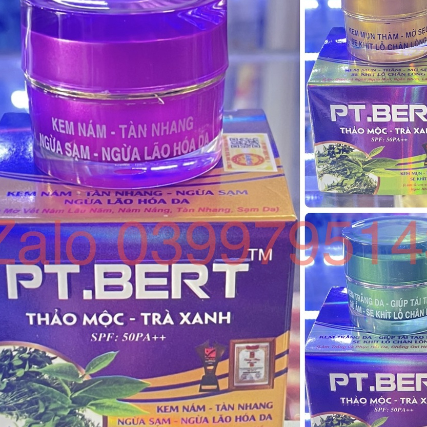 Pt _ HERBAL BERT - GREEN TEA Slingshotm, acne, skin whitening (p13,p14,p1) 10g | Shopee Malaysia