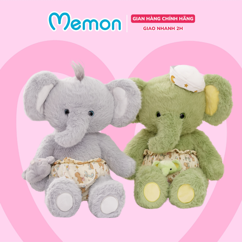 Baby elephant teddy bear wearing Memon hat, premium soft elephant ...