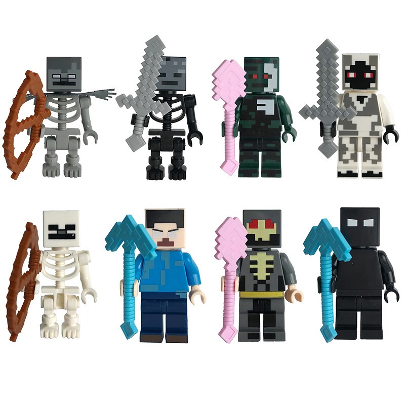 Minecraft Minifigures Assembly Toy | Shopee Malaysia