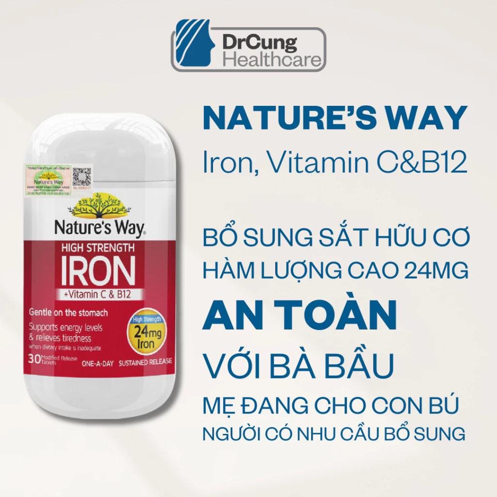 [SHOPEE Live] Nature’s Way High Strength Iron - Iron, Vitamin C ...