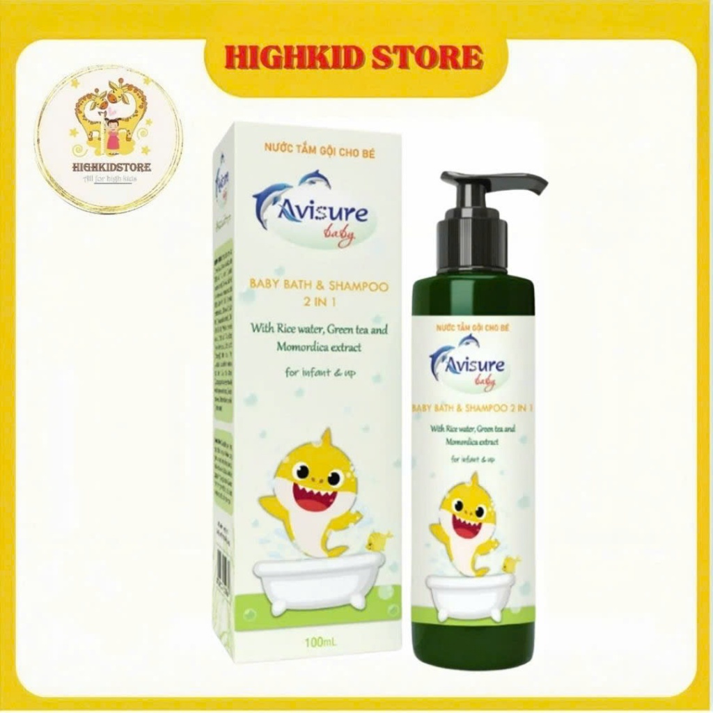 Avisure baby herbal shampoo 100ml bottle - Helps reduce itching and ...