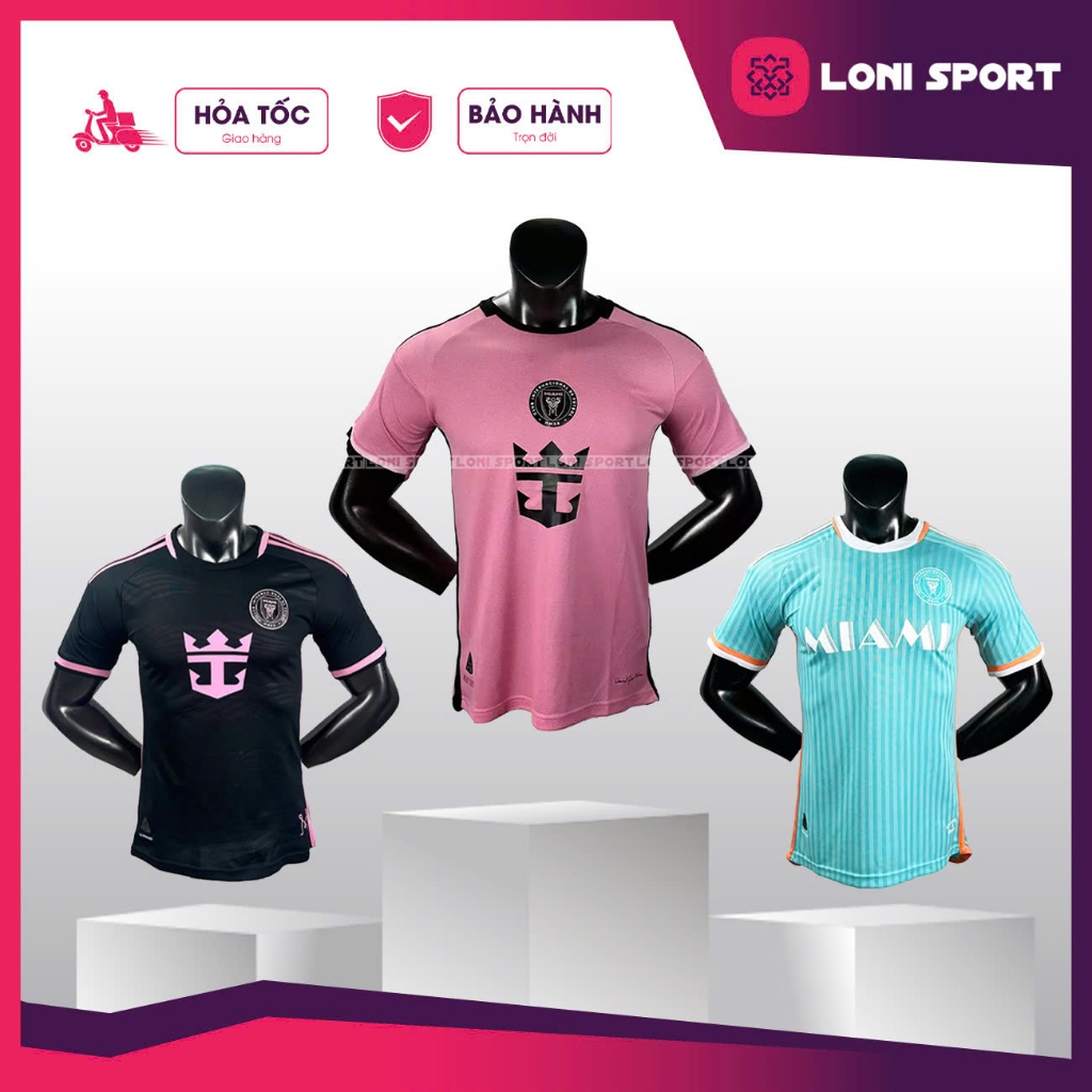 [Genuine Player Version] Inter Miami pink, Miami blue football shirt ...