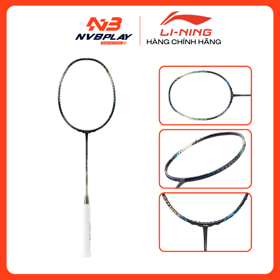 Li-ning Axforce 100 Black Golden Badminton Racket - 4U (No Strings ...
