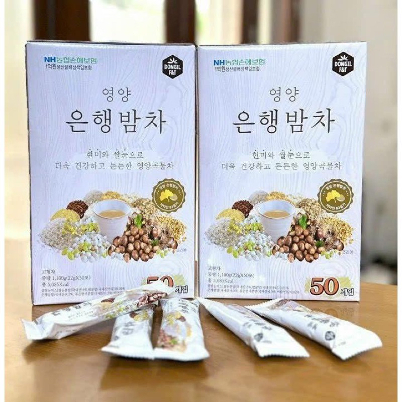 Dongil Korean premium almond chestnut cereal powder 50 packs - low ...