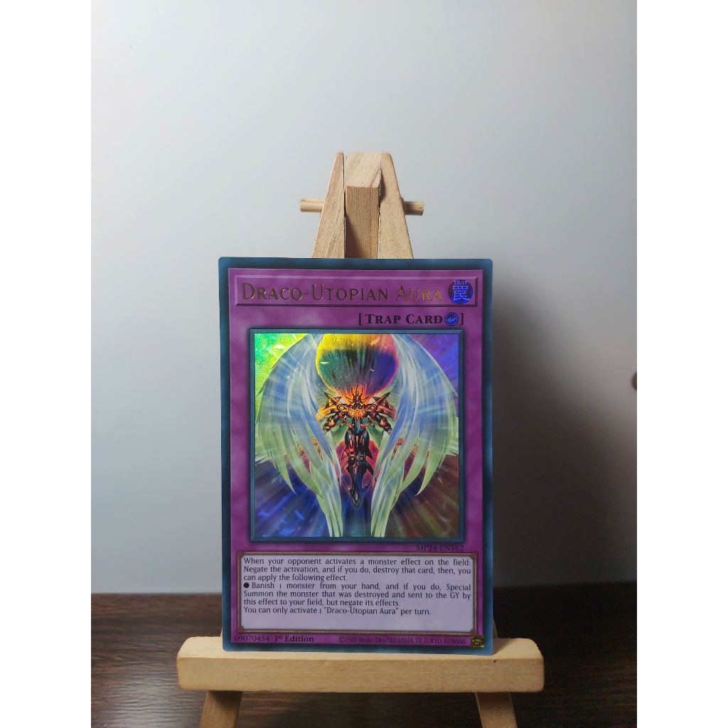 [ Do Lac Shop ] Yugioh Trap Draco-Utopian Aura Card - MP24-EN162 - Ultra | Shopee Malaysia