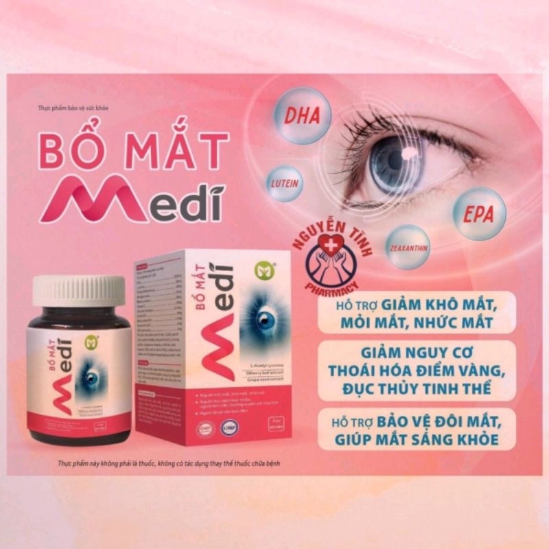 Medi eye supplement bottle of 30 tablets | Shopee Malaysia