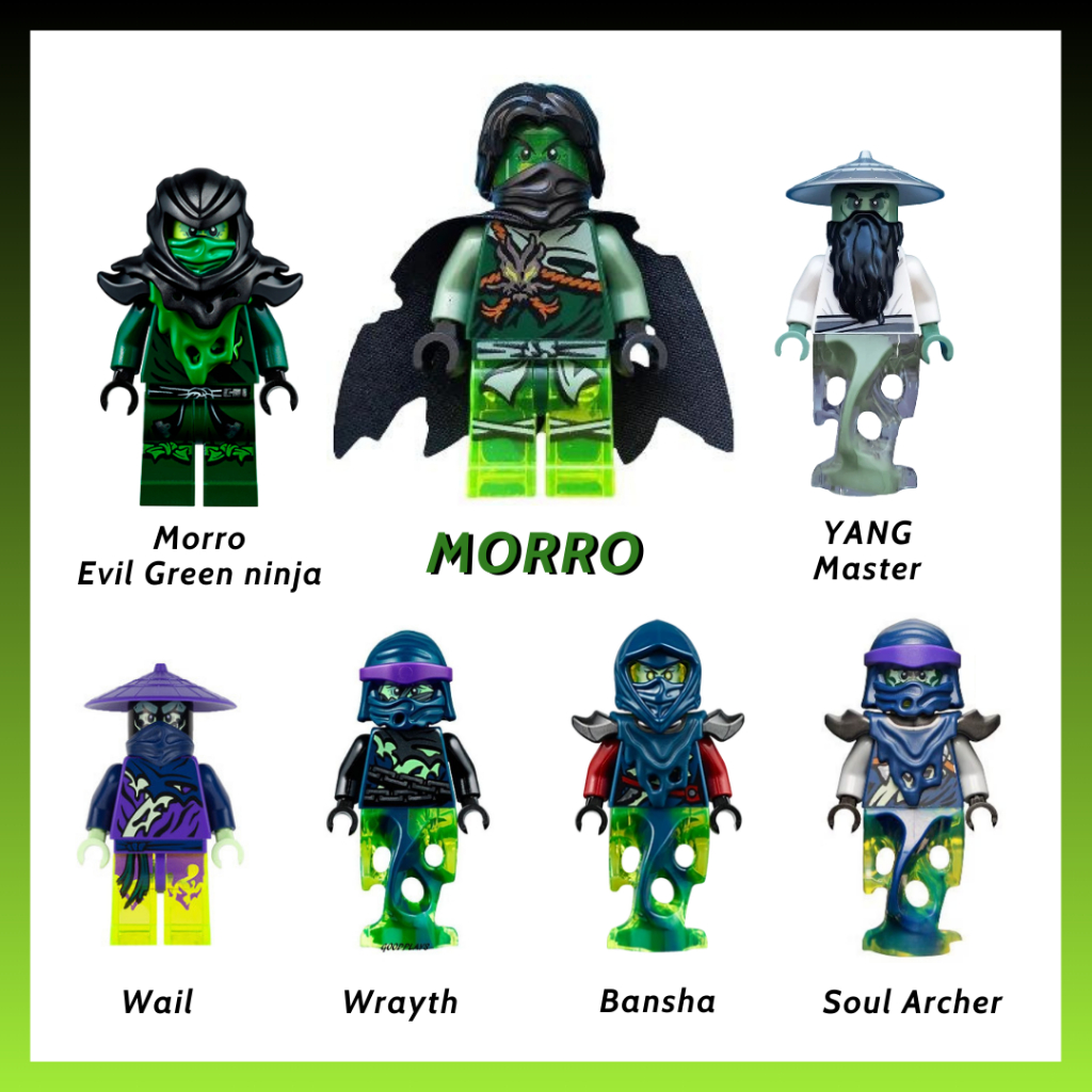 Ninjago Villain season 5 Morro minifigures assembly toy - Assembling ...