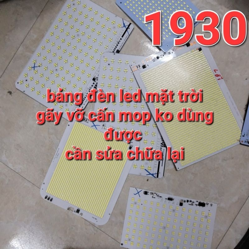 Solar led light panel is broken and broken with mop, repair price ...
