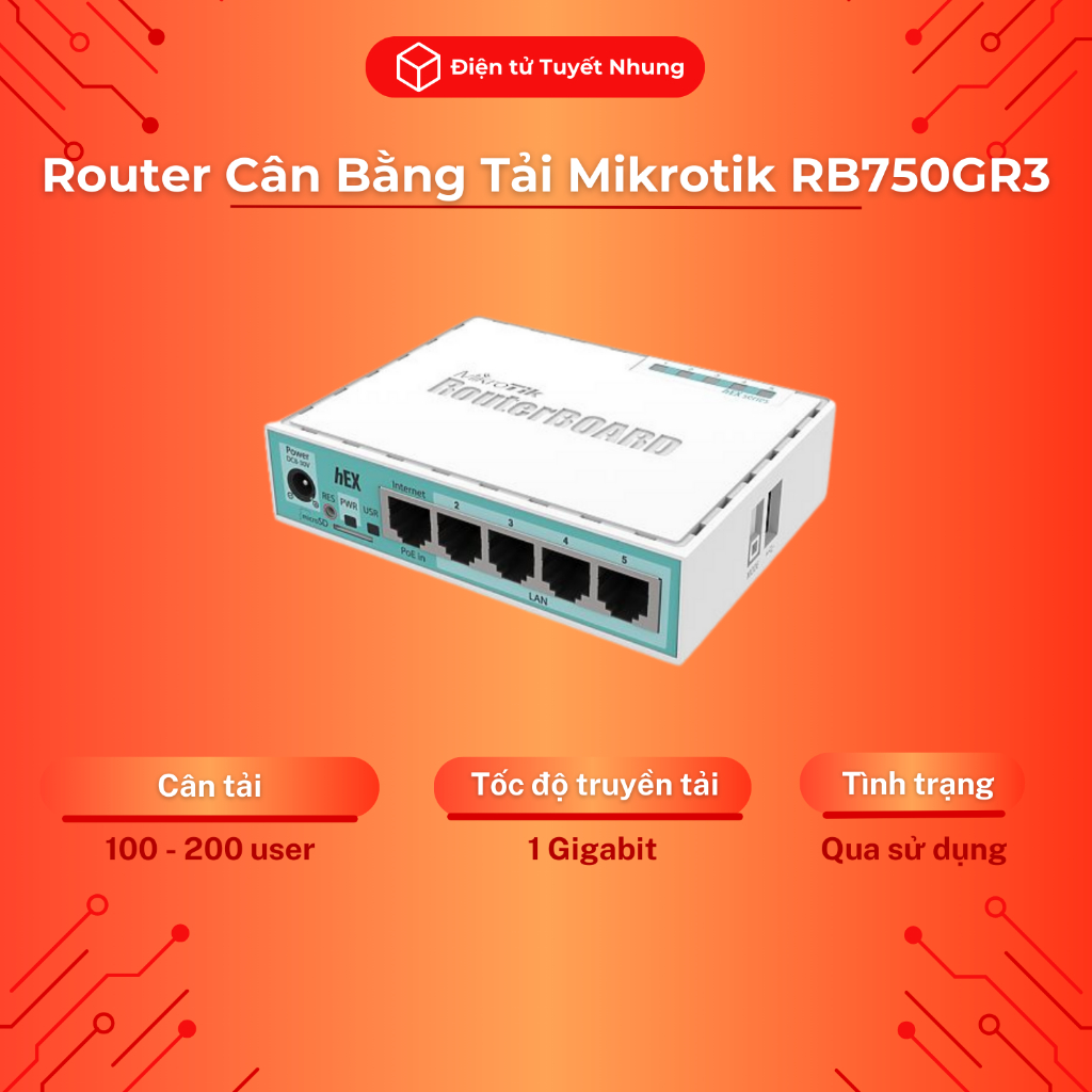 Mikrotik RB750GR3 Mini Load Balancing Device - Mikrotik Load Balancing Router Error 1-1 1 Month ...