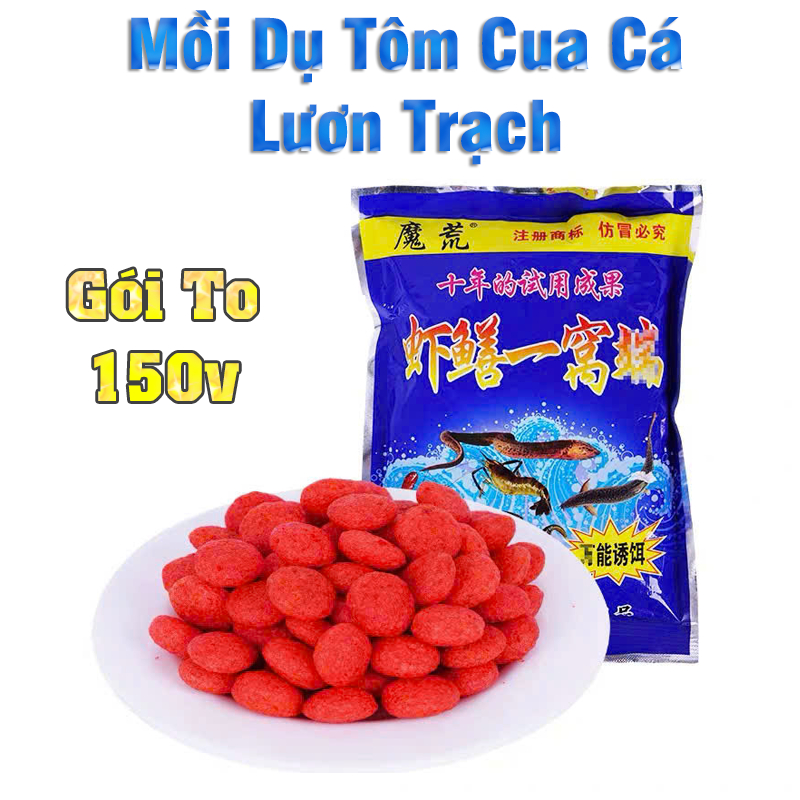 Super Sensitive Shrimp, Crab, Fish, Eel Trach Bait - 150 Large Pack ...