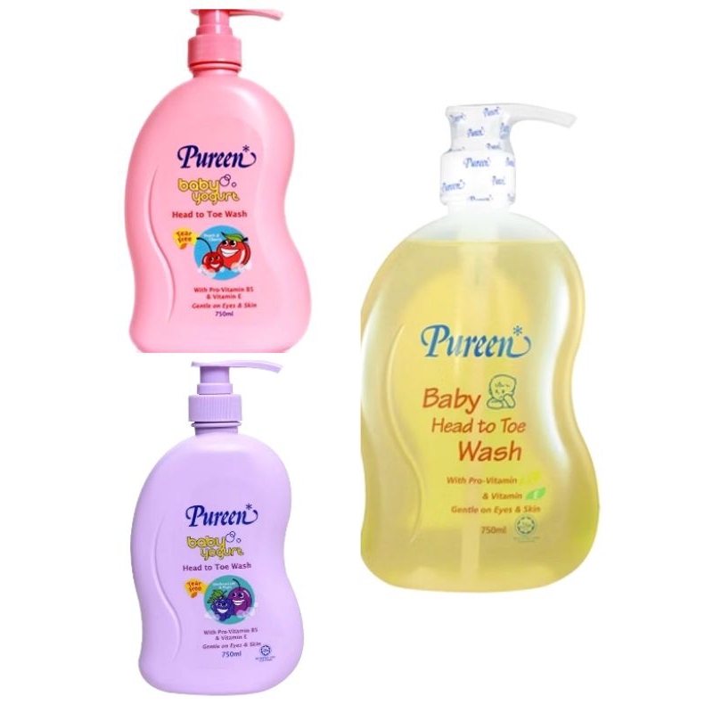 Pureen Body Wash for newborns/small babies 750ml QS Store | Shopee Malaysia