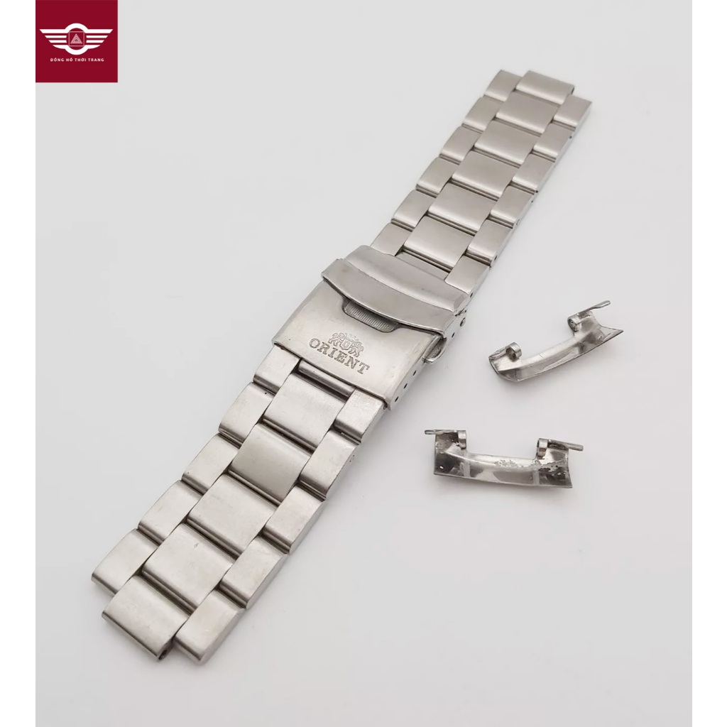 Orient Jubilee Metal Watch Strap Stainless Steel 2-Layer Buckle with ...
