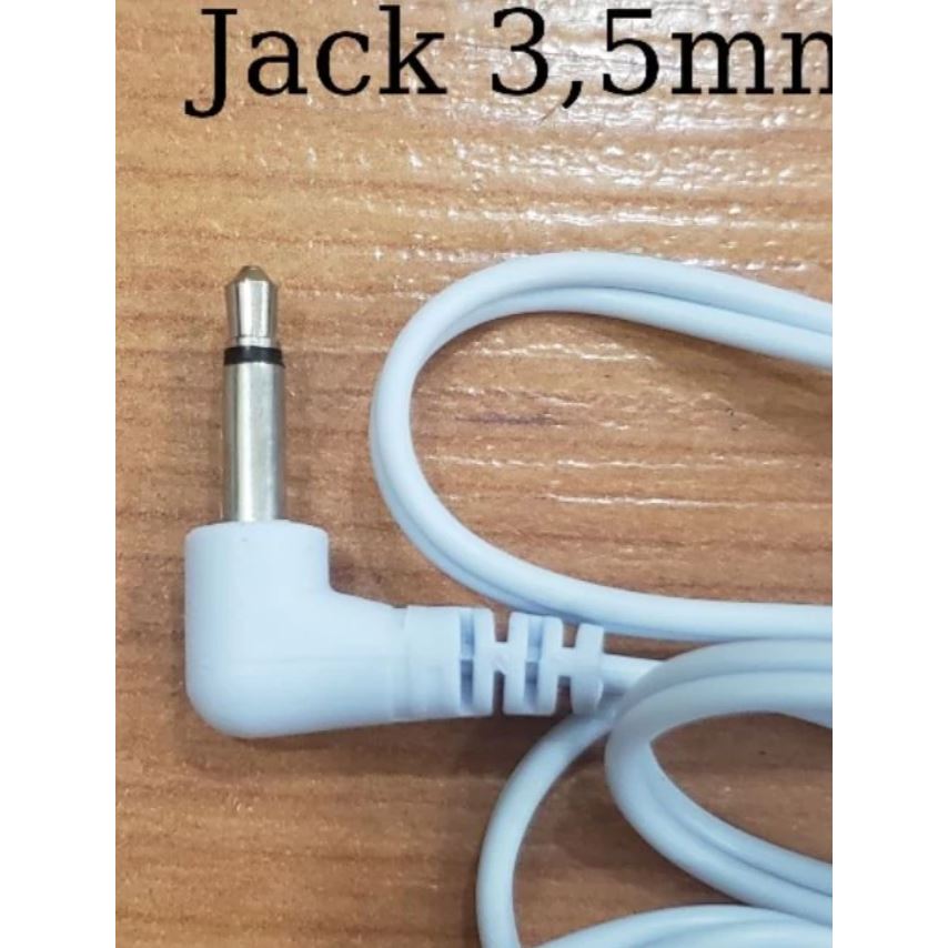 Electrical pulse wire with 3.5 pin jack, 2 needle ends, 1.2m long ...