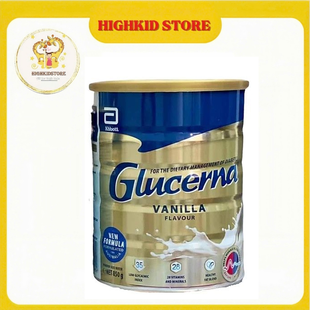 New Australian Glucerna Milk Model 850g Vanilla for diabetics on a diet ...