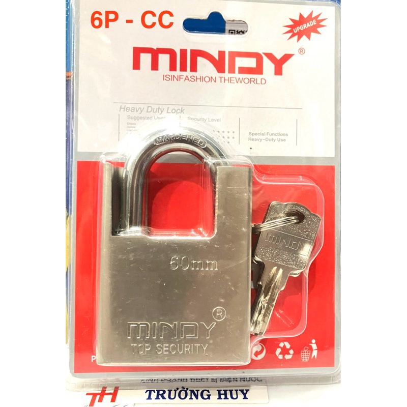 Mindy 60mm anti-cut lock with spoon-shaped key engraved with key ...