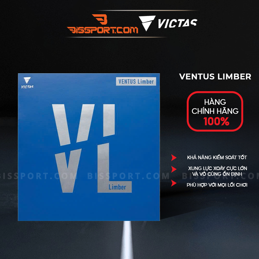 Genuine Victas Ventus Limber 40 Degree Table Tennis Racket ...