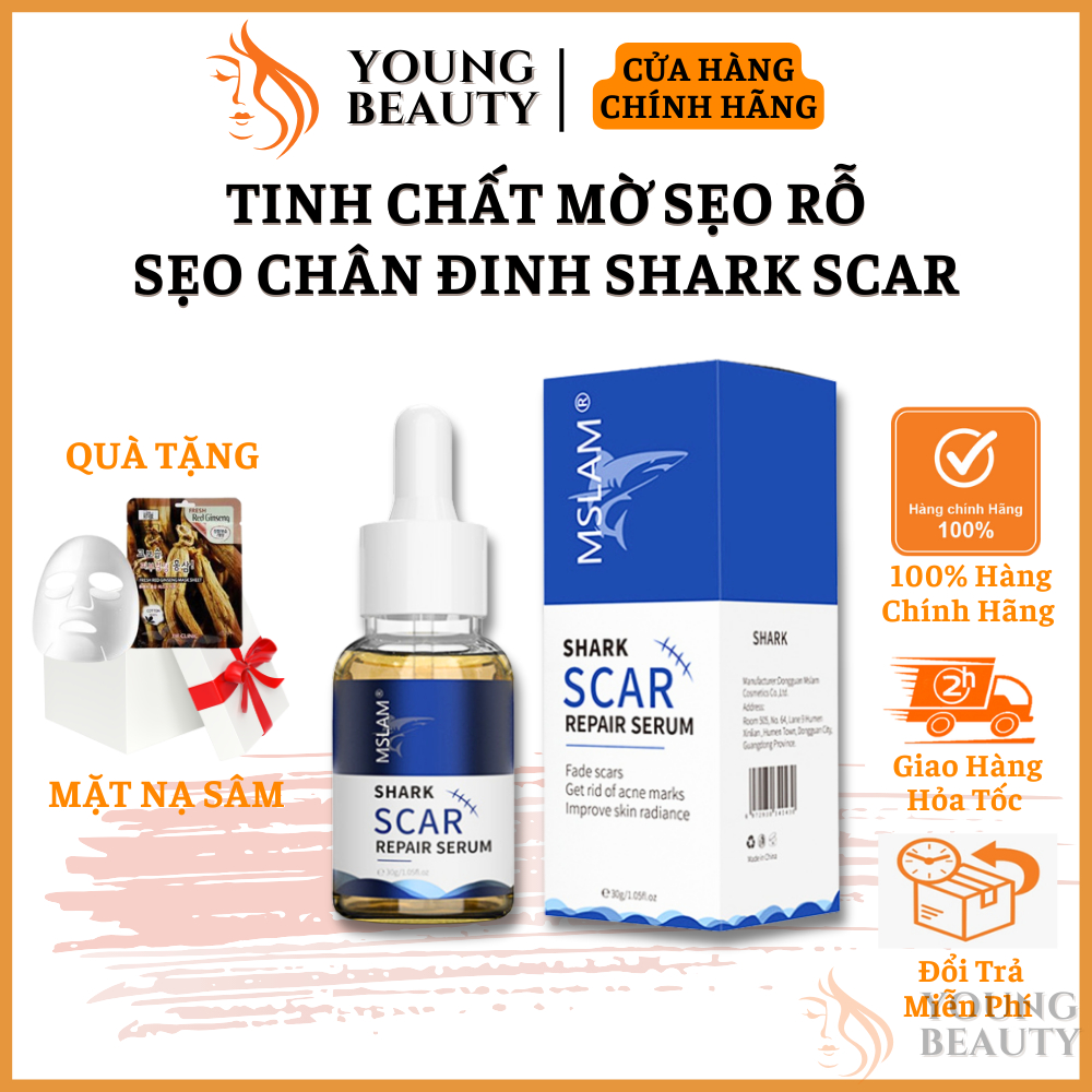 Shark SCAR essence to fade pitted scars and nail legs - SHARK SCAR SHARK stem cells reduce ...