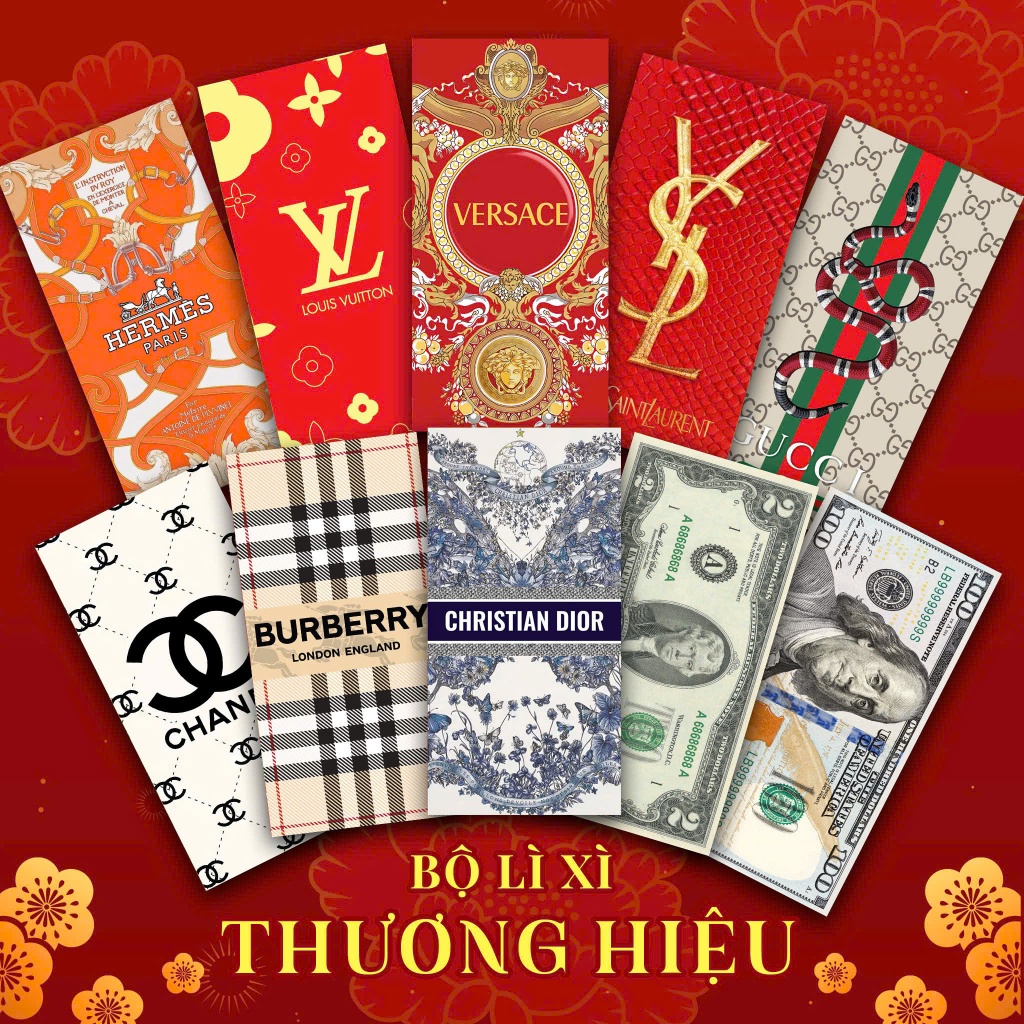 Combo of 10 Branded Red Packets, Traditional At Ty 2025 Red Packets ...