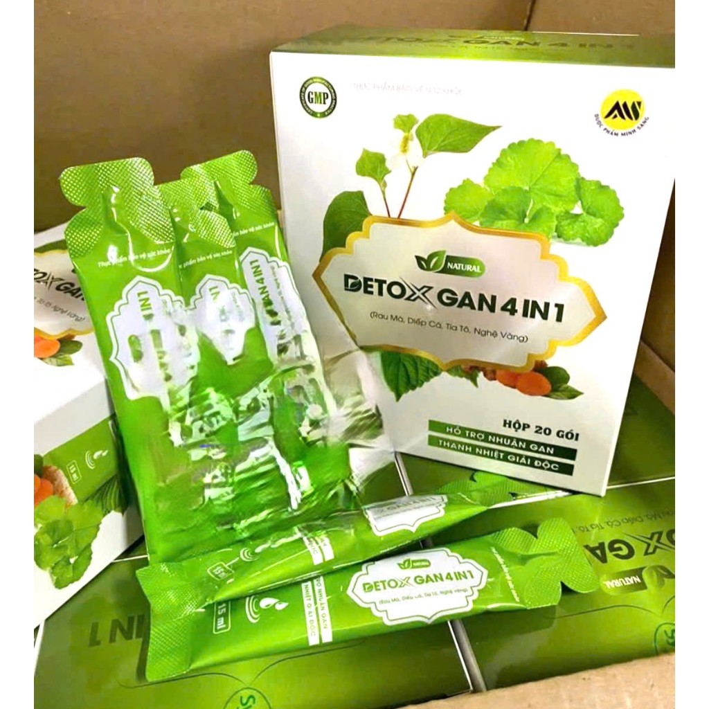 Liver Detox 4 in 1 pennywort perilla fish mint yellow turmeric ...