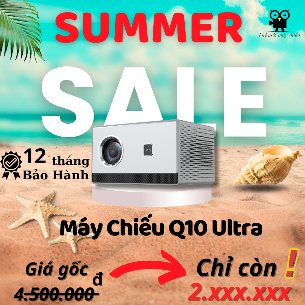 Q10 Ultra Android 12 Super Sharp Full HD Projector, Phone Connection ...