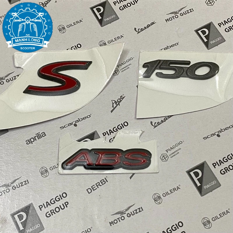 Genuine S 150 ABS red and black sport embossed stamp (suitable for ...