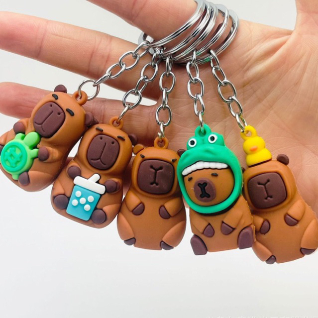 Labubu Loppy Capybara Christmas Keychain with Many Cute Pictures Year ...