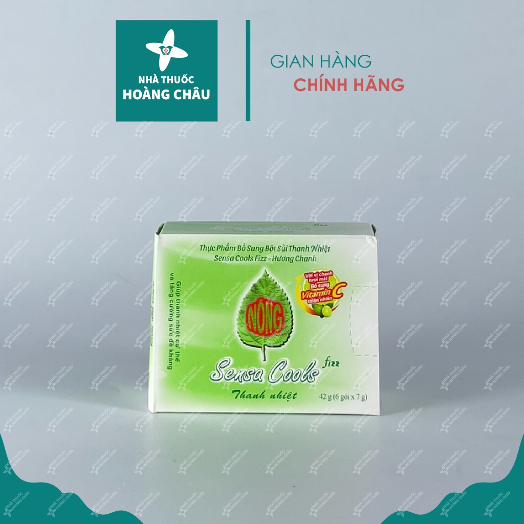 Sensa Cools Fizz effervescent powder - Relieves heat, body heat, sore ...