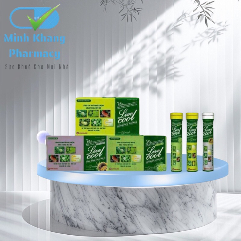 Livecool powder / effervescent tablets /(Nam Duoc) - Clears heat, cools ...