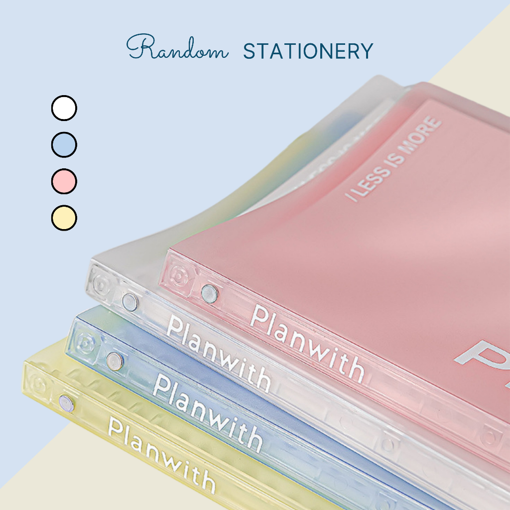 B5 Planwith Less Is More Binder Softcover 4 Types of Thick, Smudge-Free ...