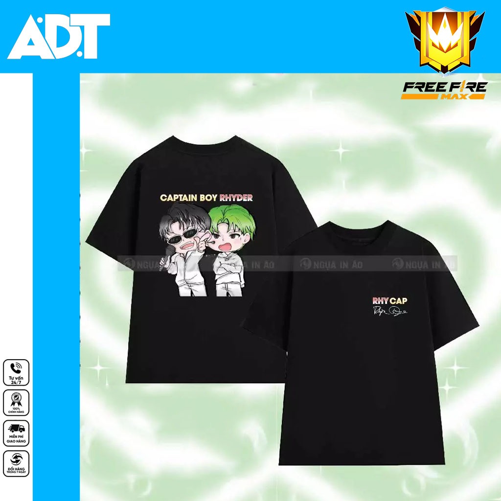 Rhycap chibi SHIRT - Ryan captain shirt with chibi print | Adt STORE ...
