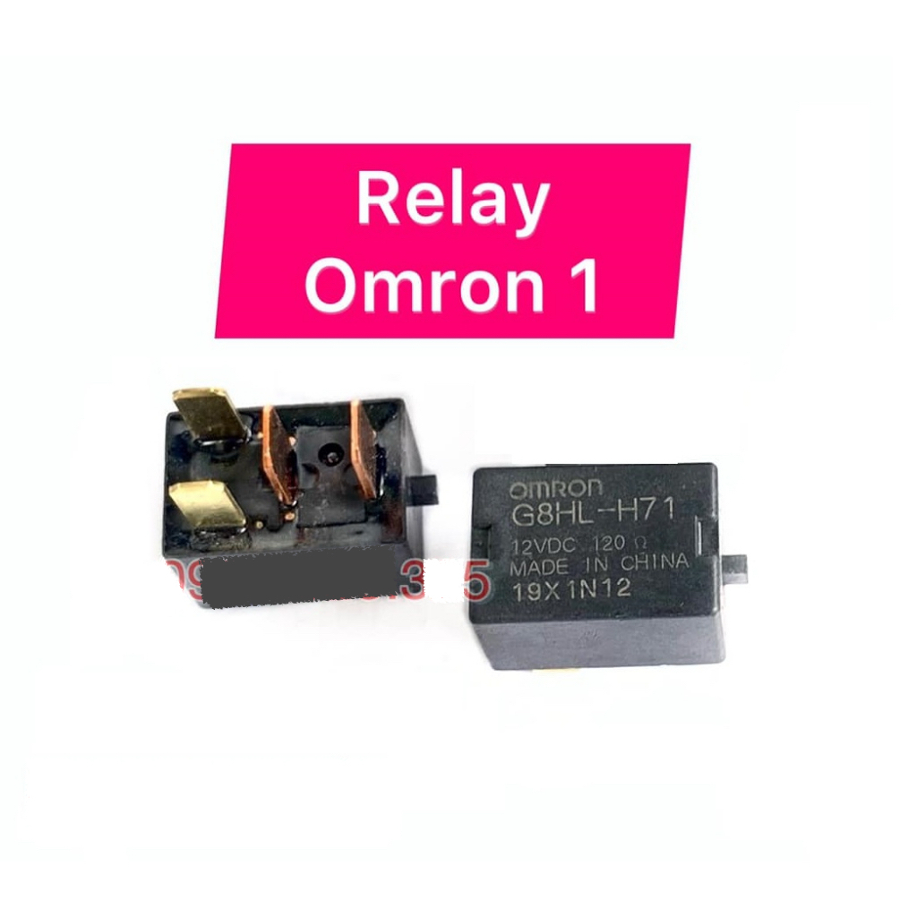 Omron BLACK 4-pin Relay - short, quality like Nais Bosch Mitsuba mazda ...
