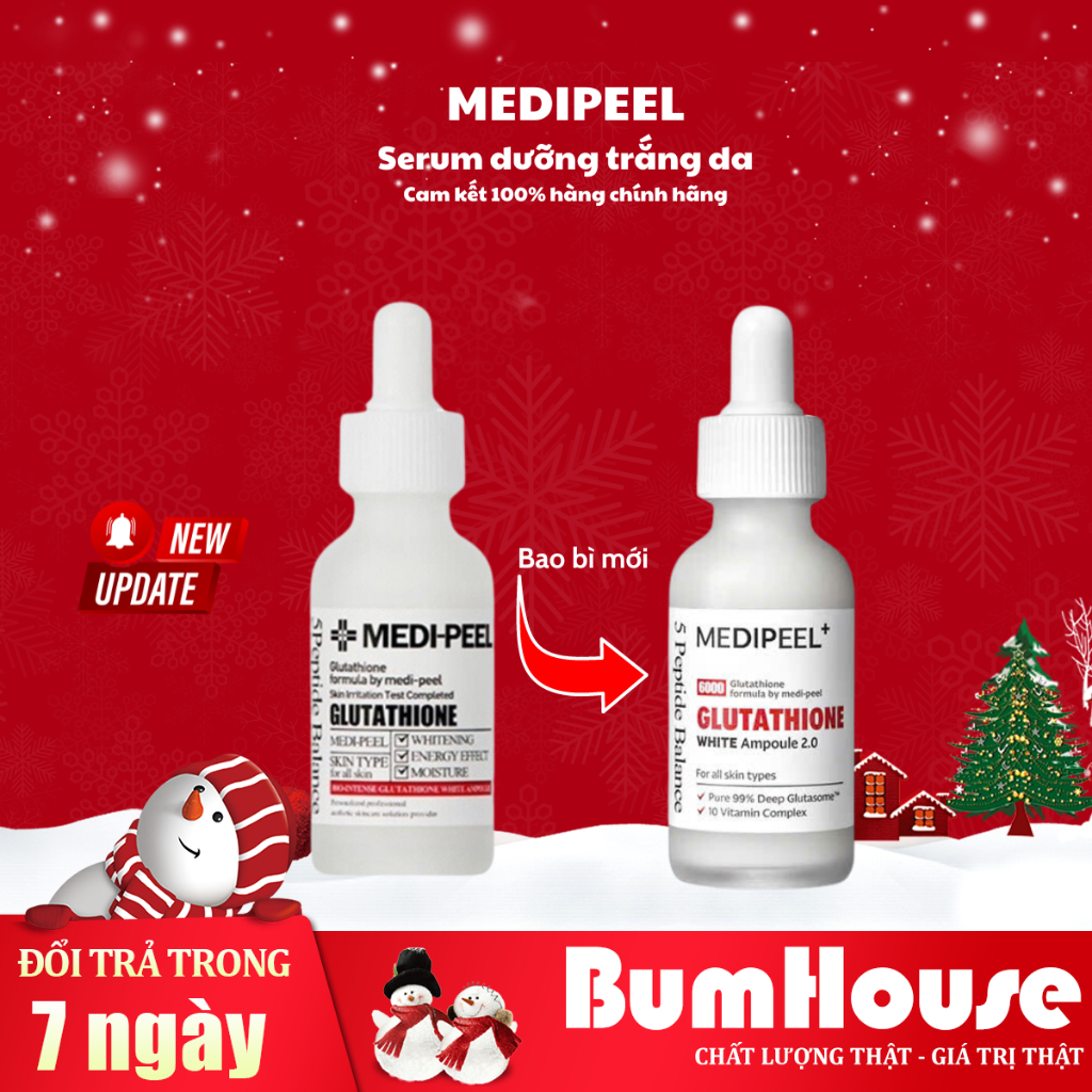 Medipeel Glutathione 600 White Ampoule Serum 30ml_New Model | Shopee ...