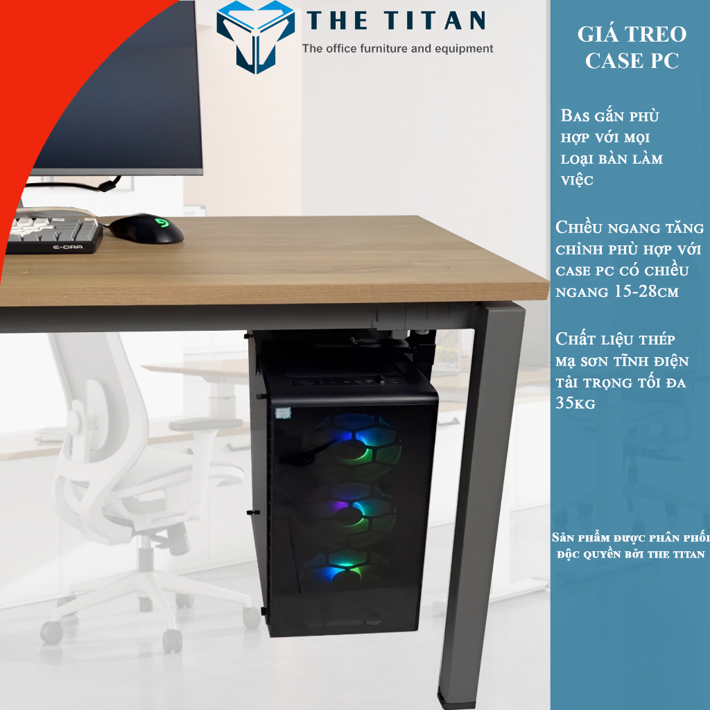 Desktop PC Mount, Computer Shelf, Computer Case Mount, PC Case Mount ...