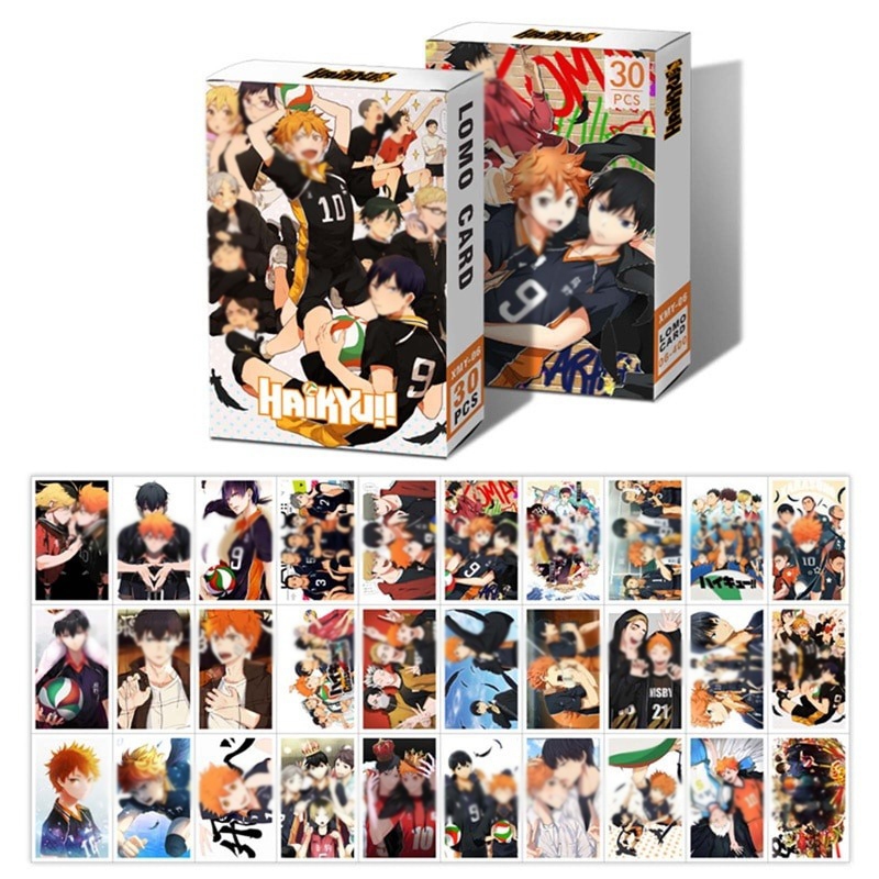 Set of 30 Lomo photos Anime Haikyuu Lomo My Hero Academia Attack on ...