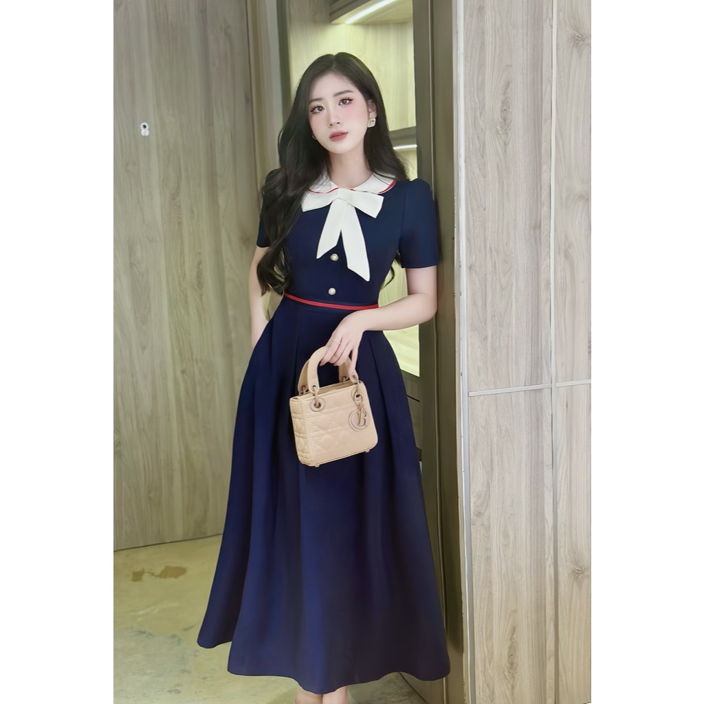 GC Office dress designed by Ren DESIGN brand by Elegant bow tie ...