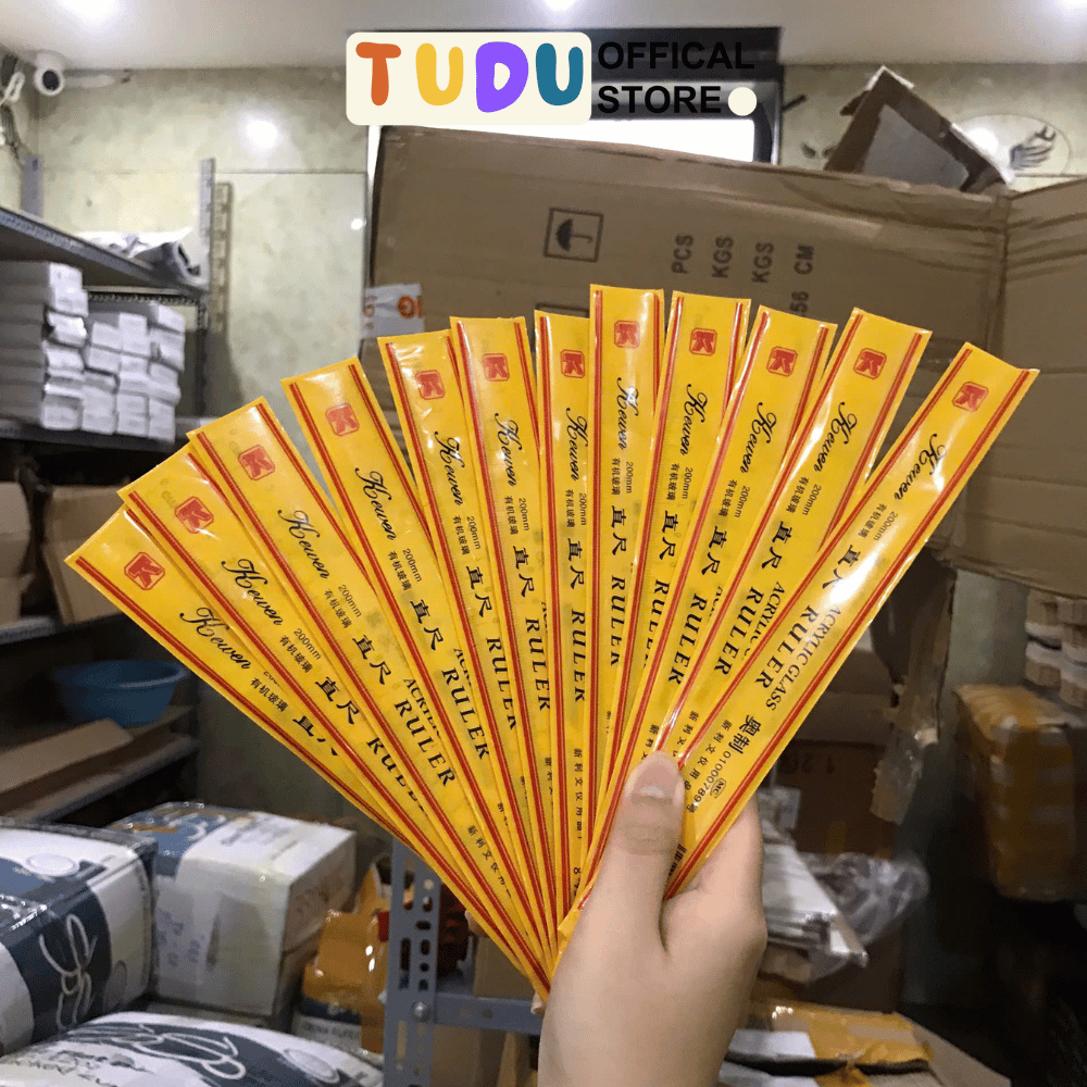 Transparent ruler engraved with clear numbers, national Kewen brand 20 ...