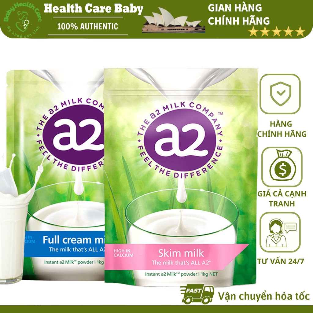 Australian A2 skimmed and whole milk powder 1kg | Shopee Malaysia